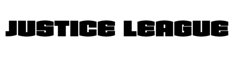 Justice League Action Font
